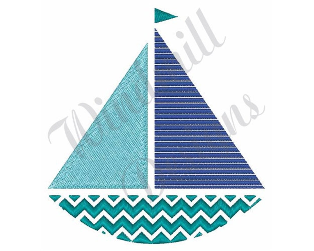 Sailboat - Machine Embroidery Design, Embroidery Designs, Machine ...