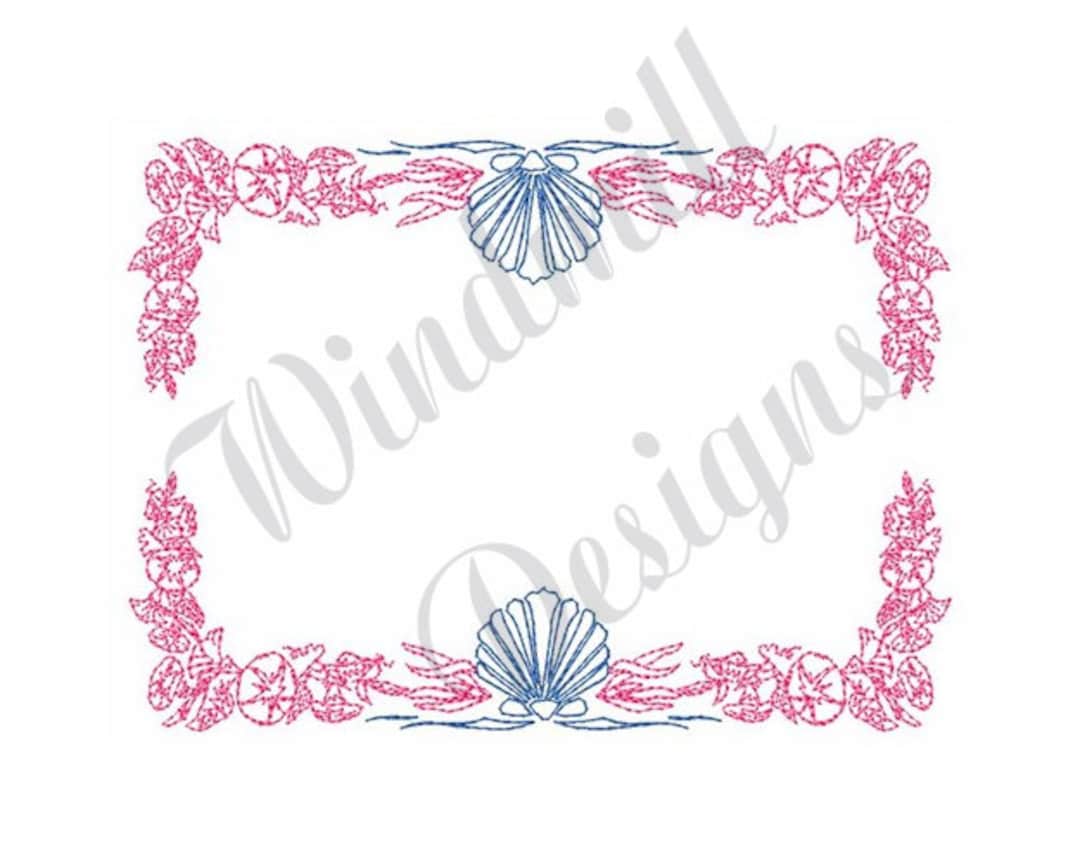 Island Frame - Machine Embroidery Design, Embroidery Designs ...