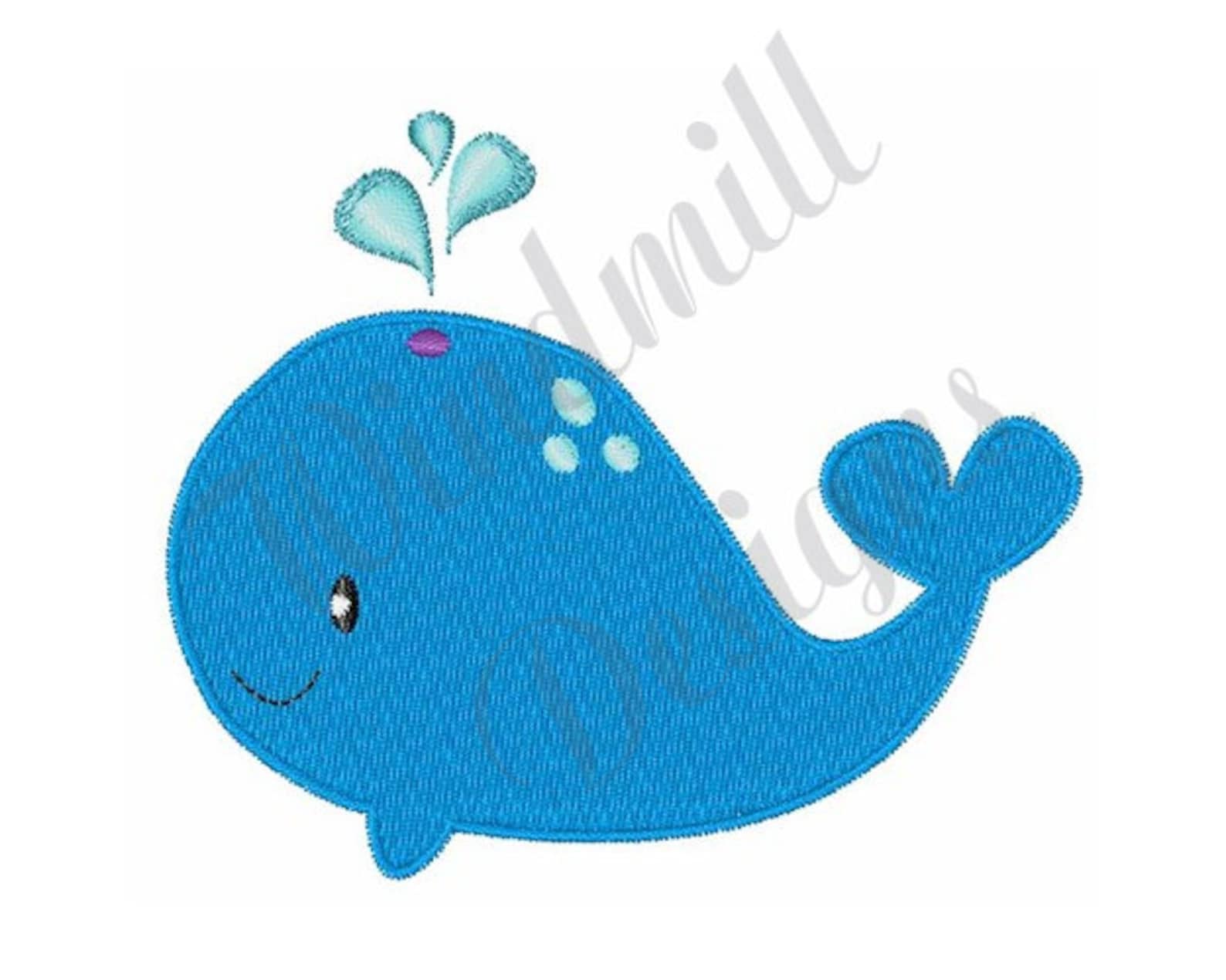 Cute Whale - Machine Embroidery Design, Embroidery Designs, Machine ...