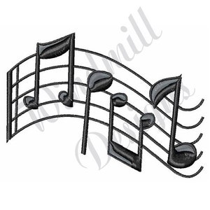 Music Notes - Machine Embroidery Design, Embroidery Designs, Machine ...
