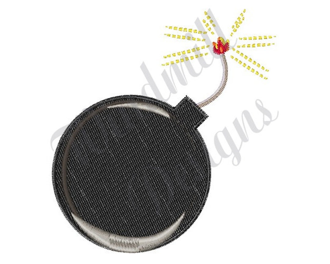 Black Bomb - Machine Embroidery Design, Embroidery Designs, Machine ...