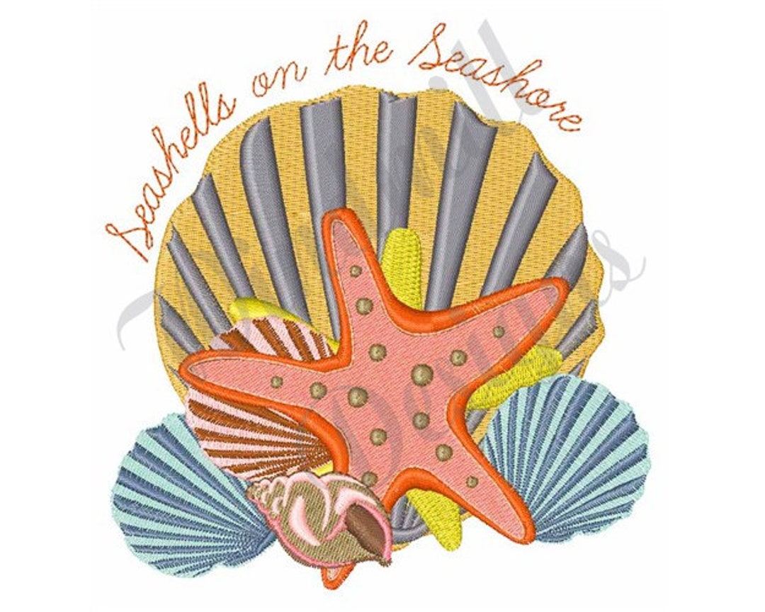 Seashells - Machine Embroidery Design, Embroidery Designs, Machine ...