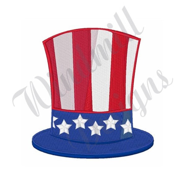 Uncle Sam Top Hat - Etsy
