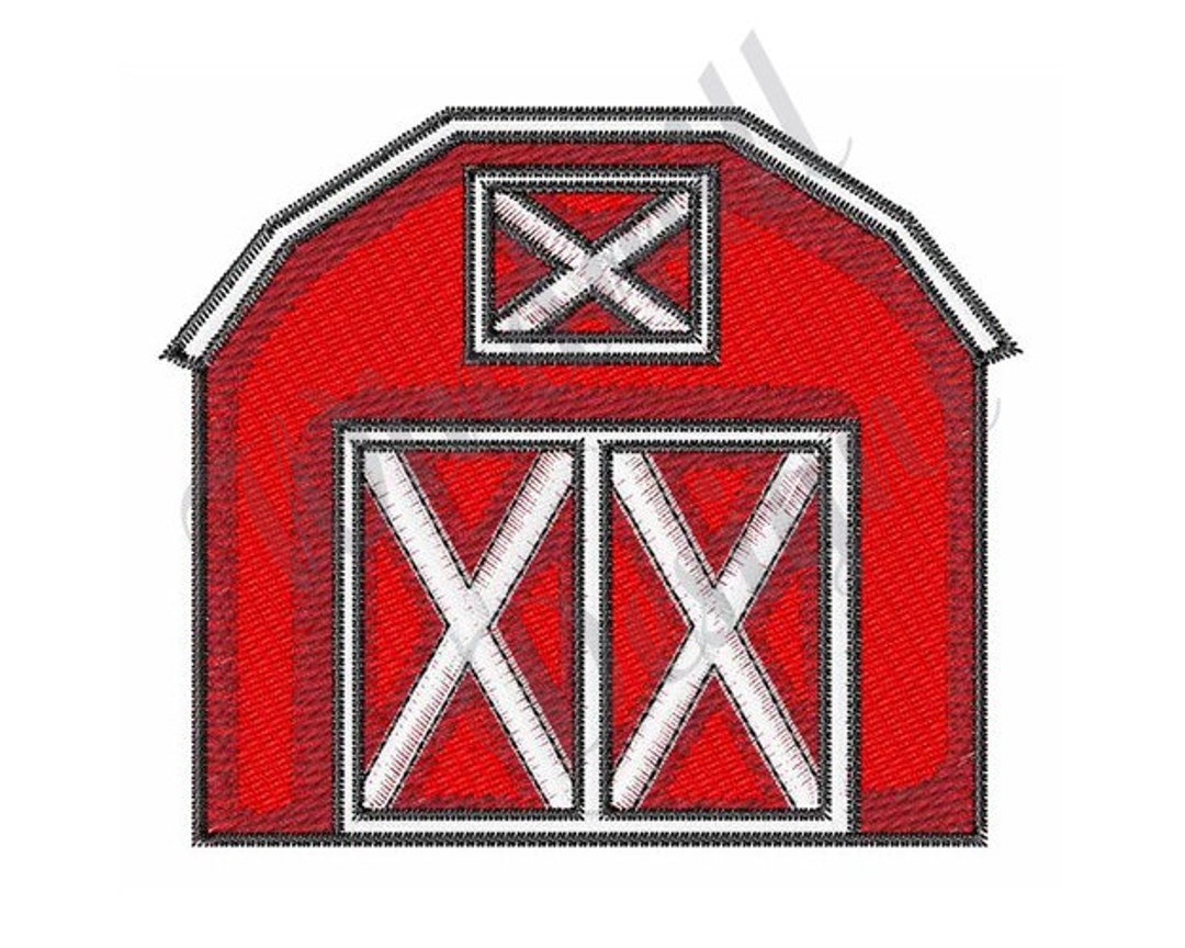 Red Barn - Machine Embroidery Design, Embroidery Designs, Machine ...