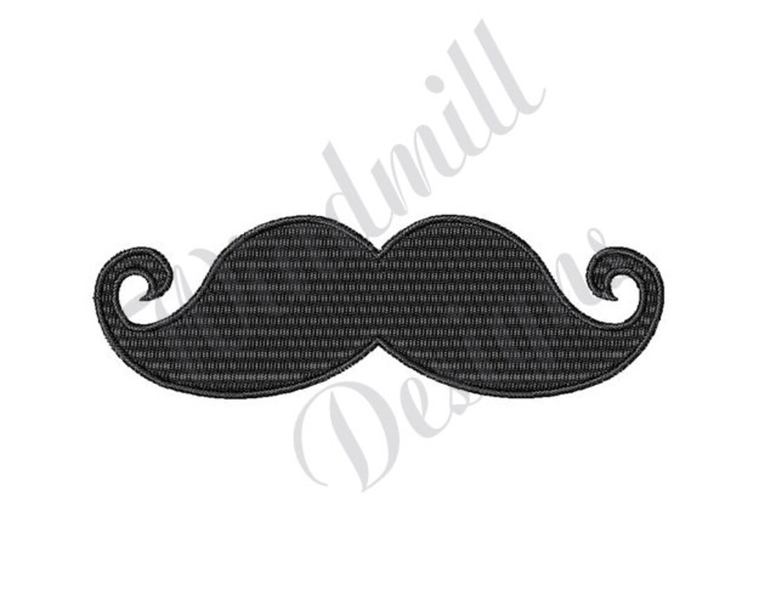 Moustache - Machine Embroidery Design, Embroidery Designs, Machine ...