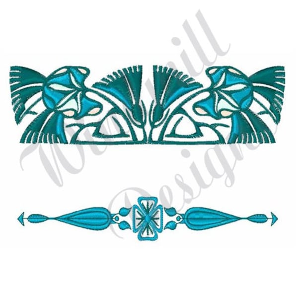 Art Deco Embroidery Machine Designs - Etsy