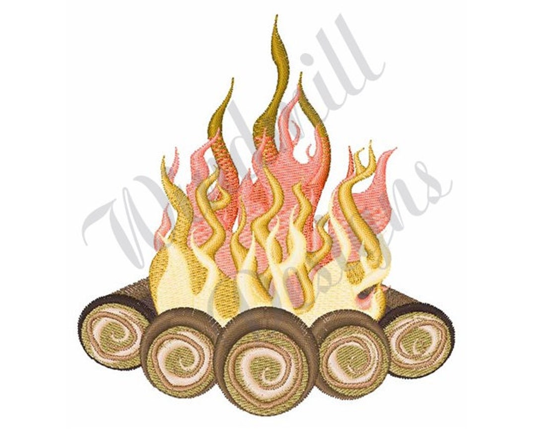 Camp Fire - Machine Embroidery Design, Embroidery Designs, Machine ...