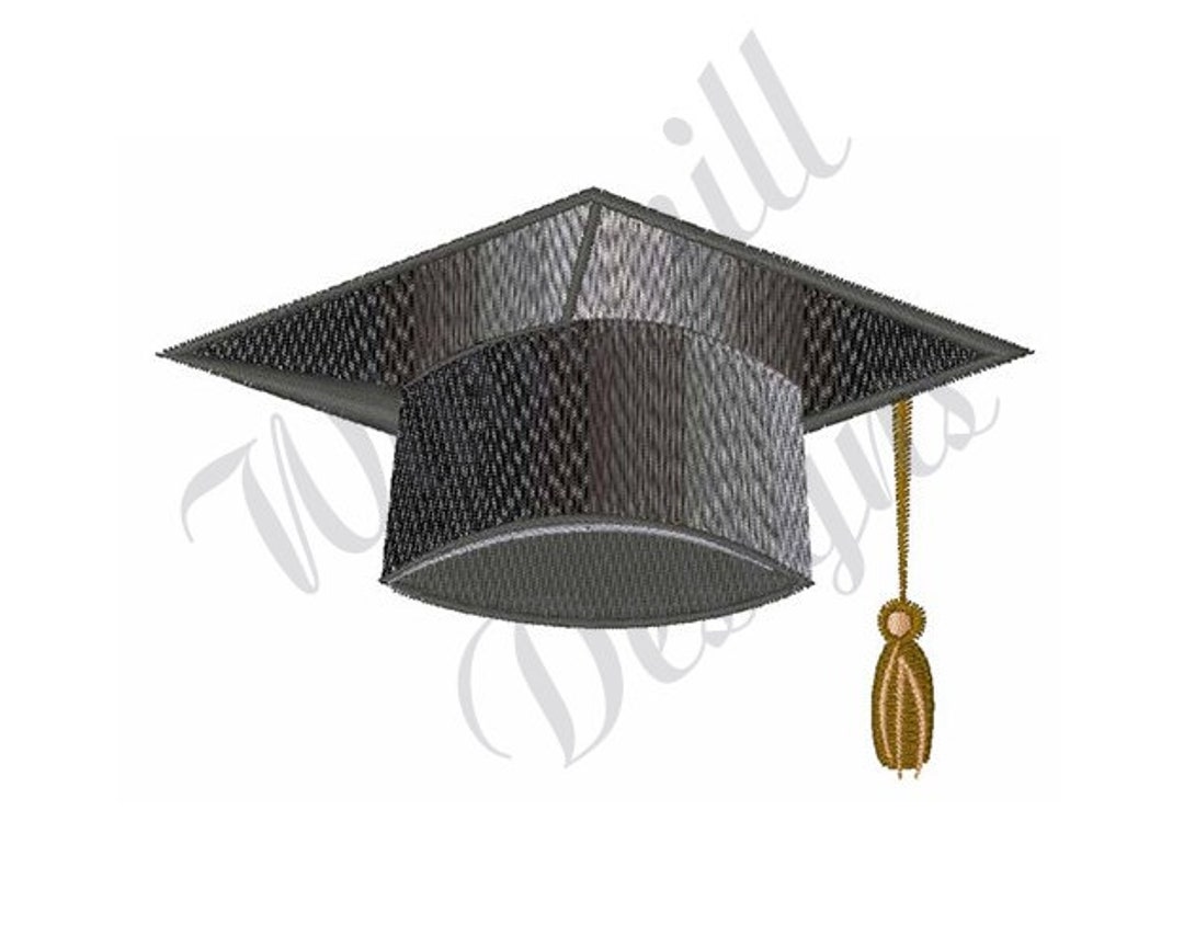 Graduation Cap - Machine Embroidery Design, Embroidery Designs, Machine ...