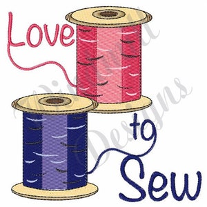 Sewing Thread Spools - Machine Embroidery Design, Embroidery Designs ...