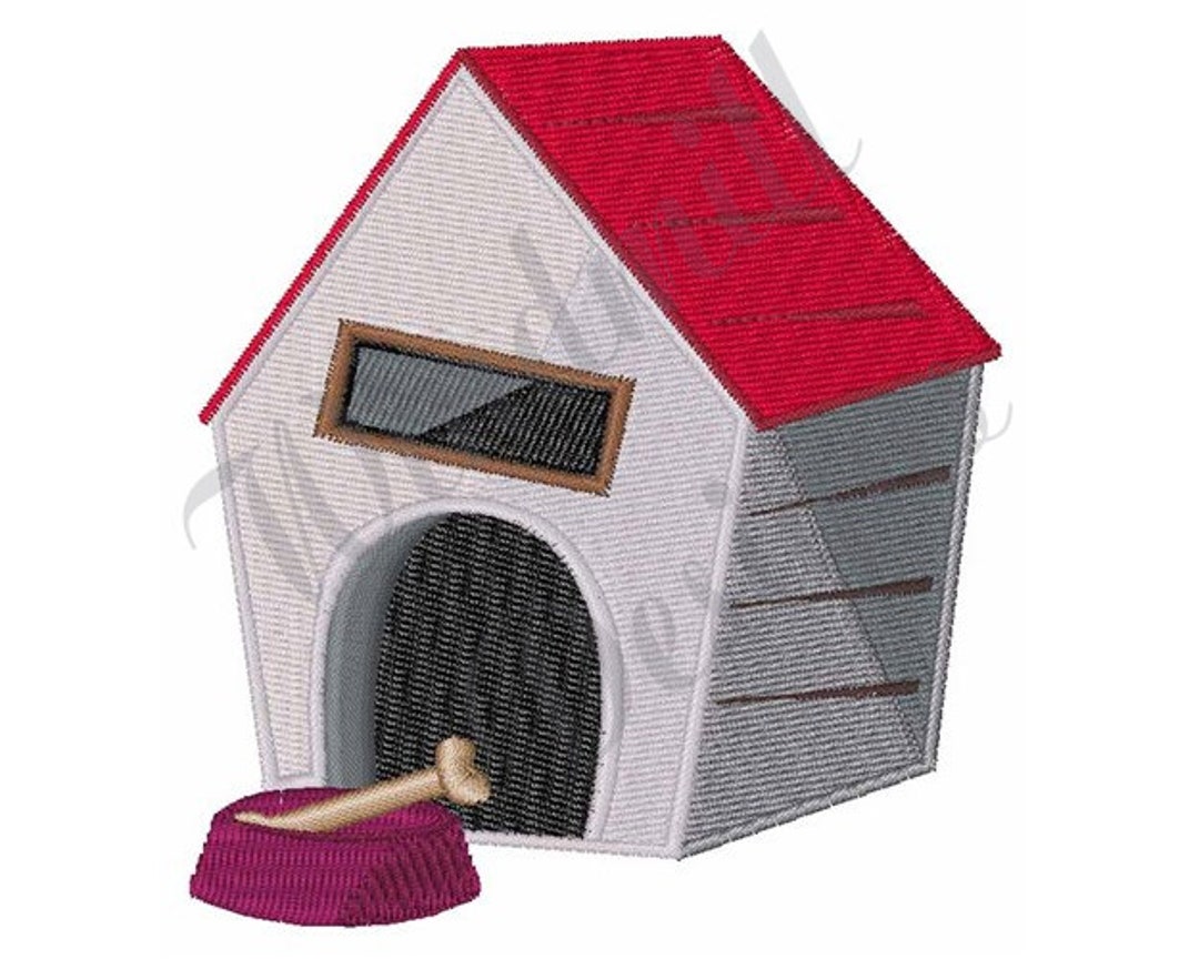 Dog House - Machine Embroidery Design, Embroidery Designs, Machine ...
