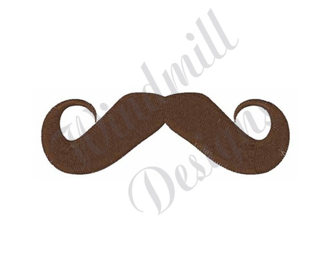 Moustache - Machine Embroidery Design, Embroidery Designs, Machine ...