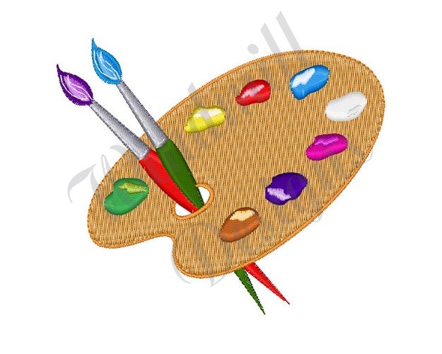 Paint Palette - Machine Embroidery Design, Embroidery Designs, Machine ...