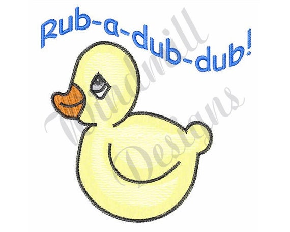 Rubber Duck Machine Embroidery Design Embroidery Designs - Etsy