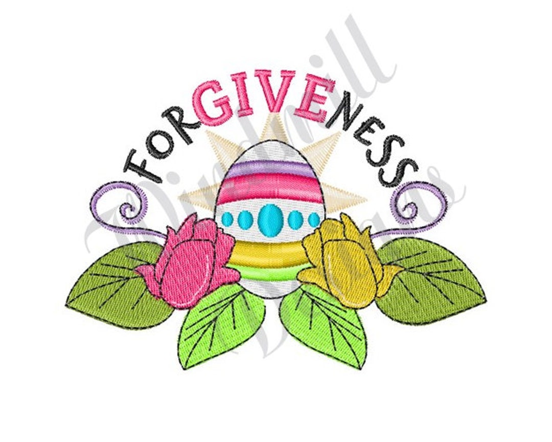 Forgiveness - Machine Embroidery Design, Embroidery Designs, Machine ...