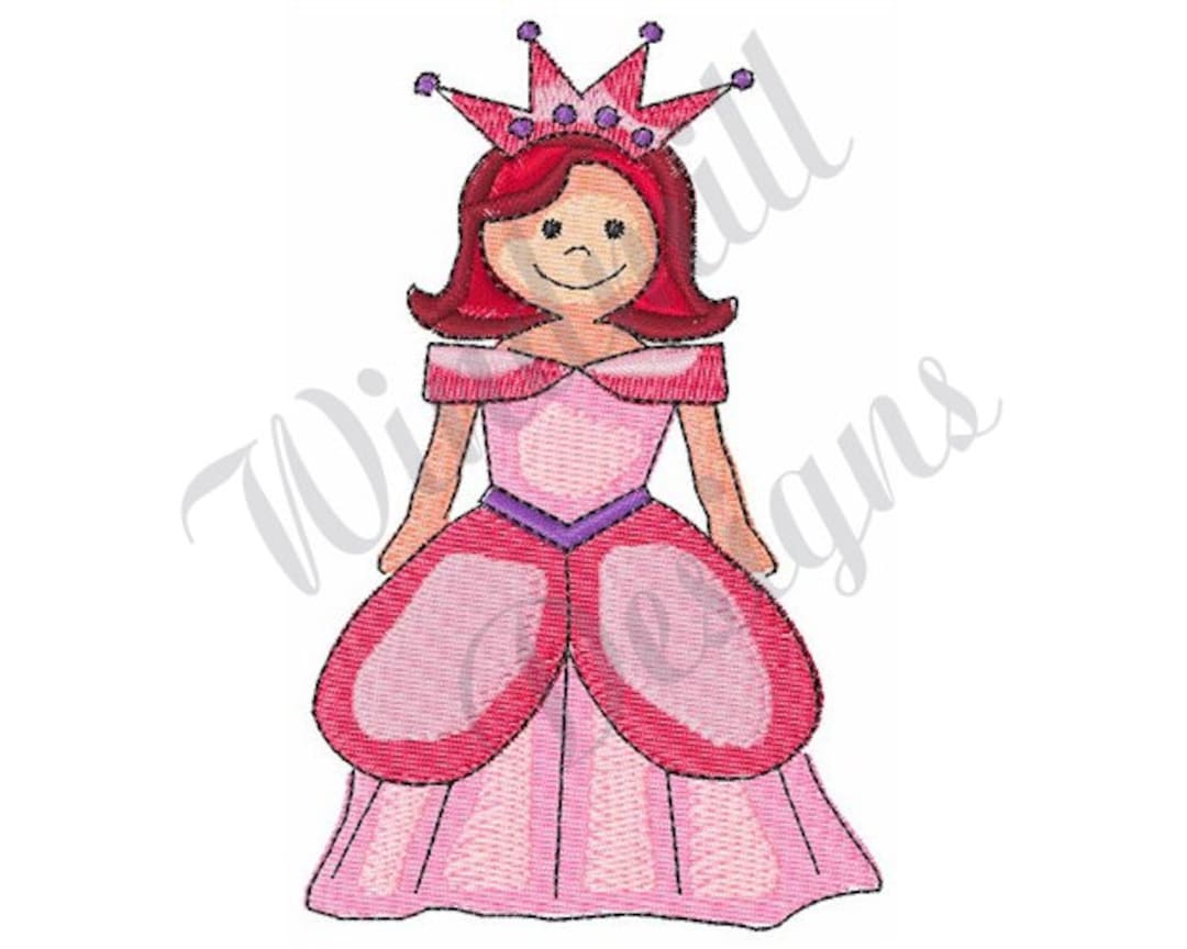 Princess - Machine Embroidery Design, Embroidery Designs, Machine ...
