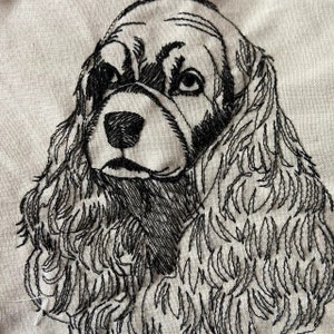 Cocker Spaniel - Machine Embroidery Design, Embroidery Designs, Machine ...