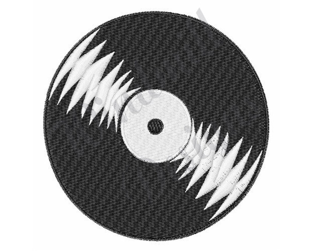 Vinyl Record - Machine Embroidery Design, Embroidery Designs, Machine ...
