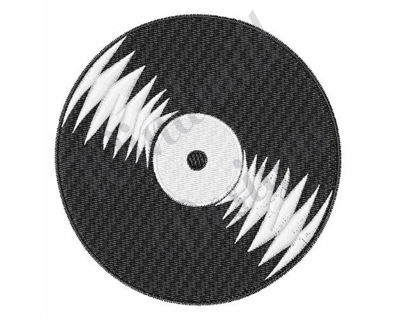 Vinyl Record Machine Embroidery Design Embroidery Designs Machine Embroidery Embroidery Patterns Embroidery Files Instant Download Etsy