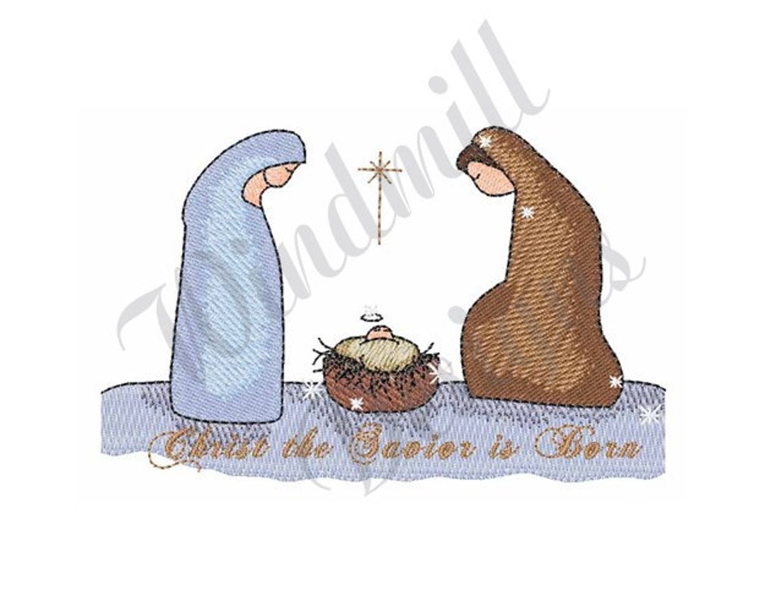 Nativity - Machine Embroidery Design, Embroidery Designs, Machine ...