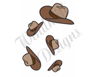 Cowboy Hat Applique Embroidery Design. Cowboy Hat Embroidery. - Etsy