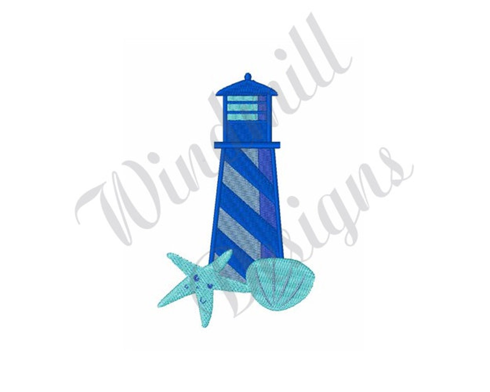 Lighthouse Machine Embroidery Design, Embroidery Designs, Machine ...