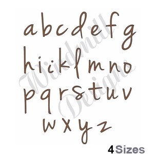 Hand Writing Machine Embroidery Font, Embroidery Alphabet, Embroidery ...