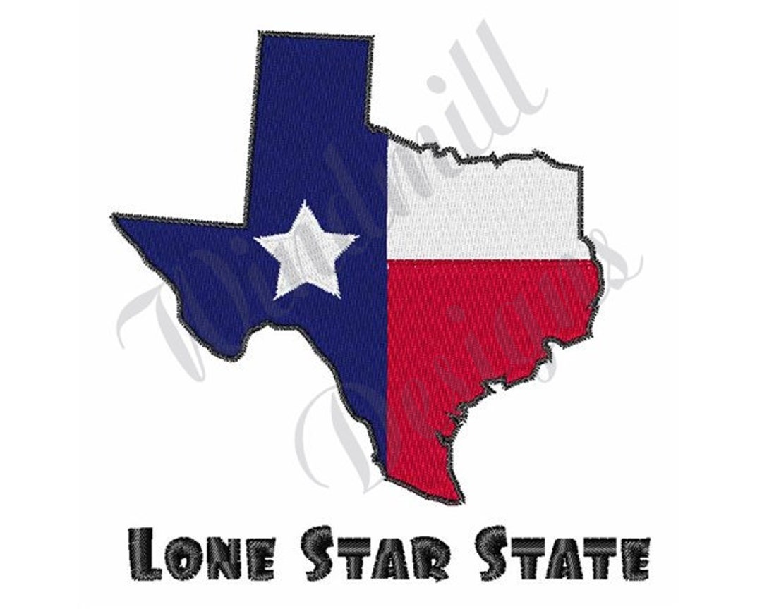 Lone Star Texas - Machine Embroidery Design, Embroidery Designs ...