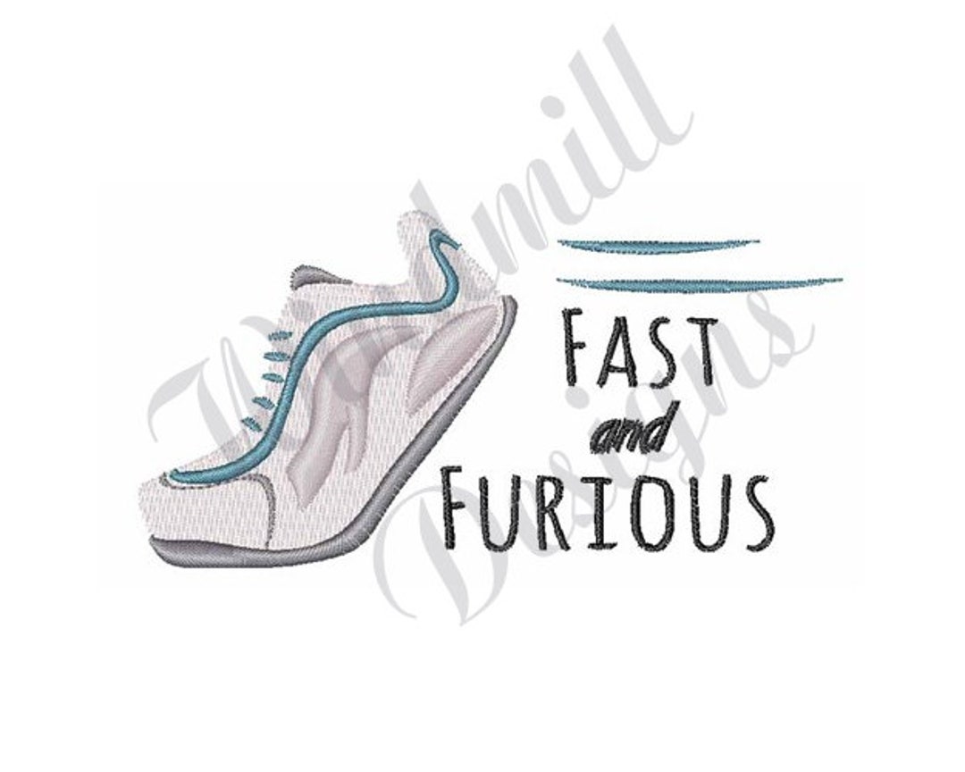 Running Shoe - Machine Embroidery Design, Embroidery Designs, Machine ...