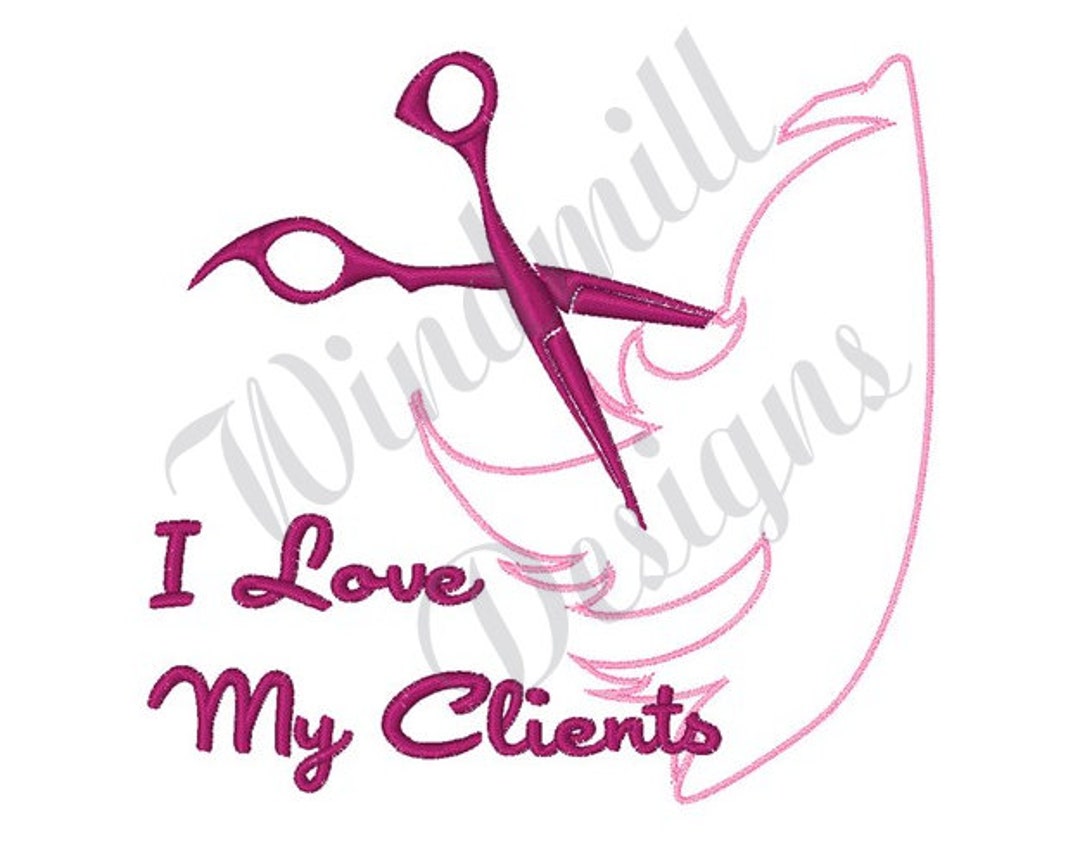 Hair Stylist Machine Embroidery Design, Embroidery Designs, Machine ...