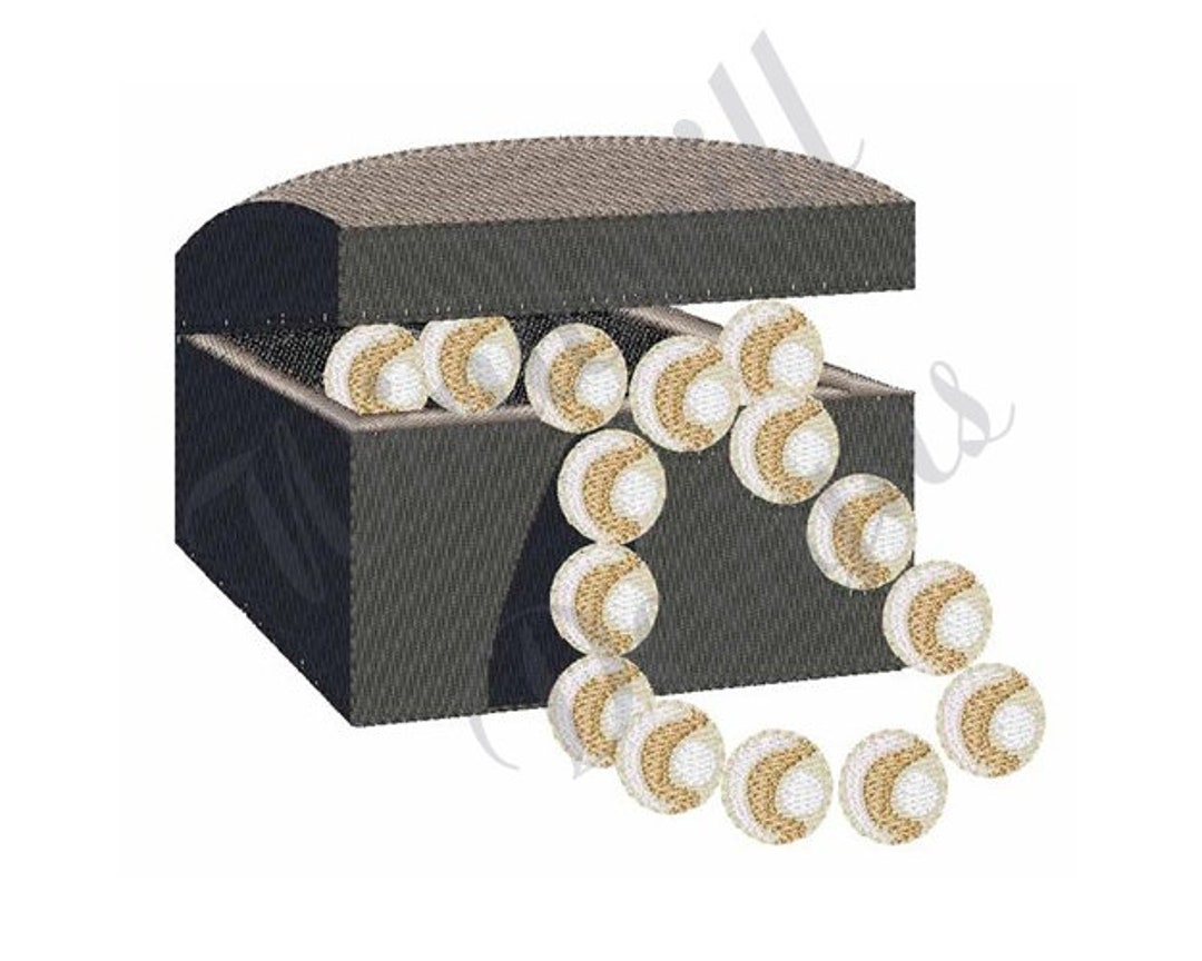 Pearl Necklace - Machine Embroidery Design, Embroidery Designs, Machine ...