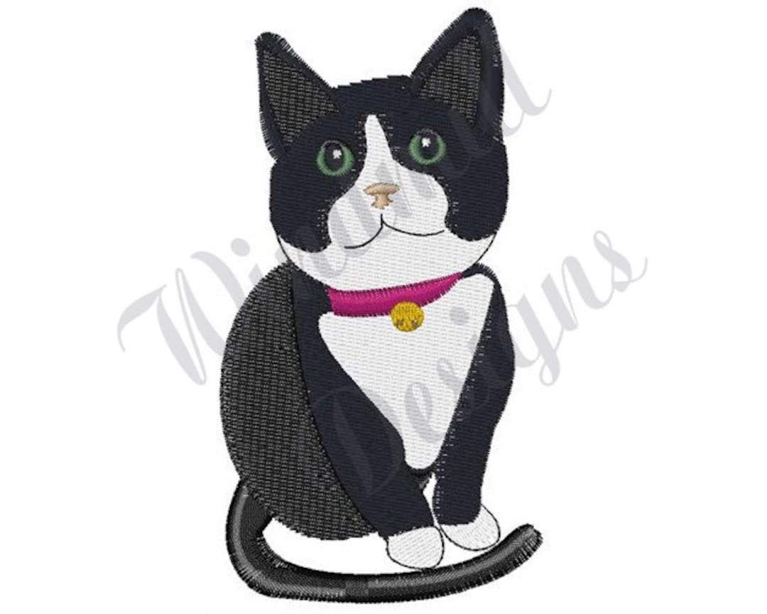 Cute Kitty - Machine Embroidery Design, Embroidery Designs, Machine ...