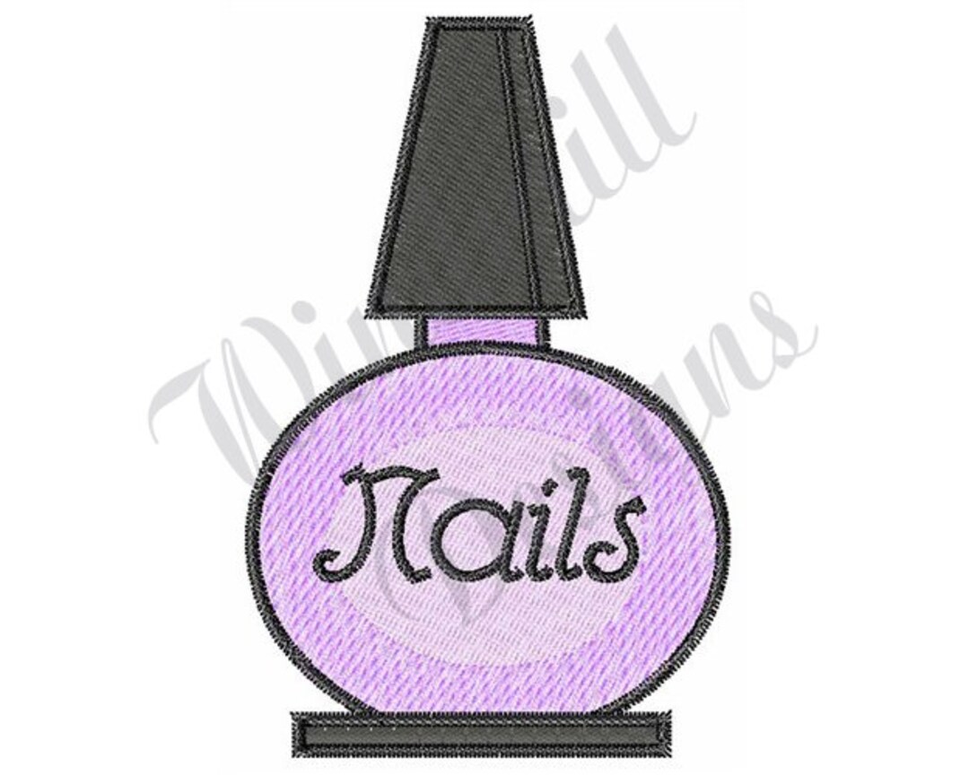Nail Polish - Machine Embroidery Design, Embroidery Designs, Embroidery ...