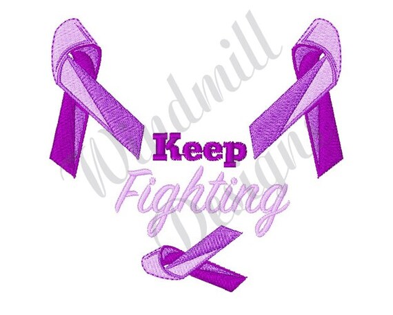 Keep Fighting Machine Embroidery Design Embroidery Designs | Etsy