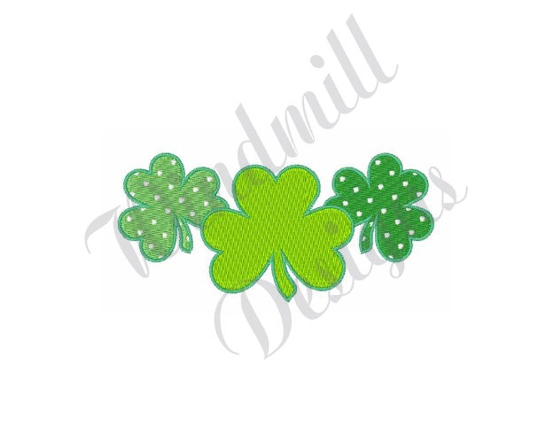 Shamrocks - Machine Embroidery Design, Embroidery Designs, Machine ...