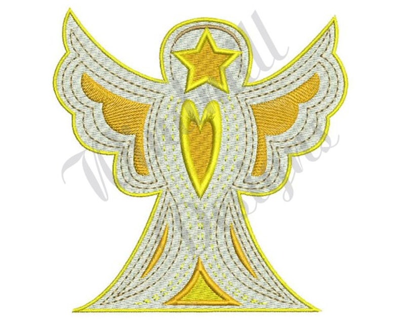 Ripple Angel Machine Embroidery Design Embroidery Designs - Etsy