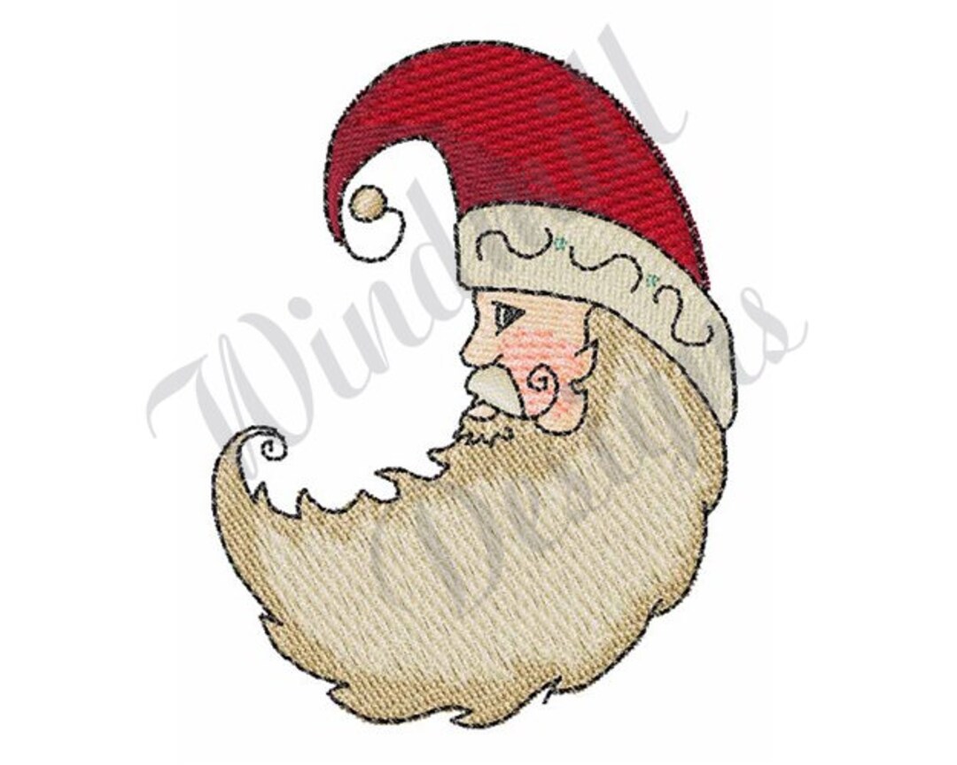 Santa Claus Moon Christmas Machine Embroidery Design, Embroidery ...