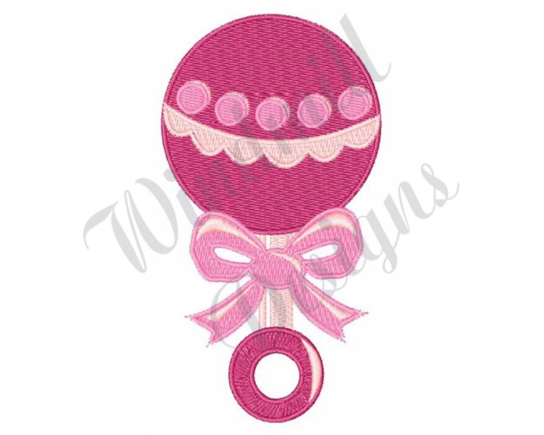 Baby Rattle - Machine Embroidery Design, Embroidery Designs, Machine ...