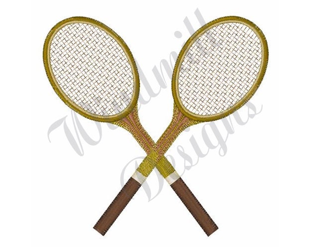 Tennis Rackets - Machine Embroidery Design, Embroidery Designs, Machine ...