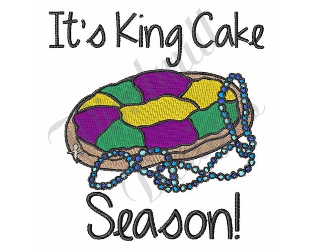 King Cake - Machine Embroidery Design, Embroidery Designs, Machine ...