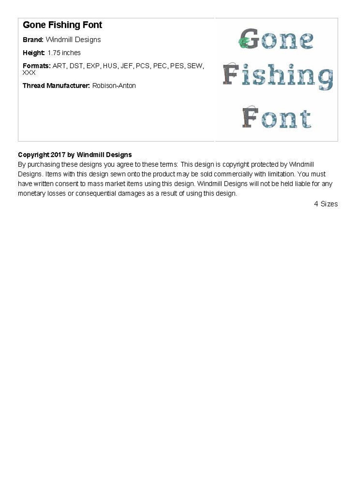 Gone Fishing Machine Embroidery Font Instant Download Embroidery ...