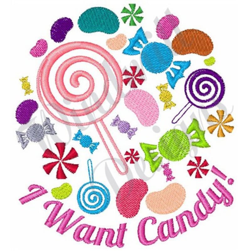 Candy Embroidery - Etsy