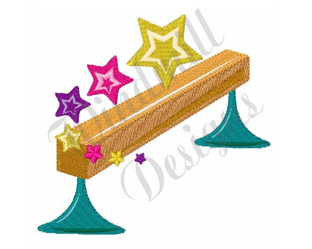Balance Beam - Machine Embroidery Design, Embroidery Designs, Machine ...