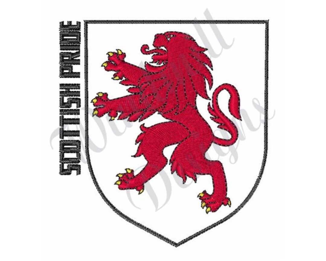 Scottish Pride -machine Embroidery Design, Embroidery Designs, Machine ...