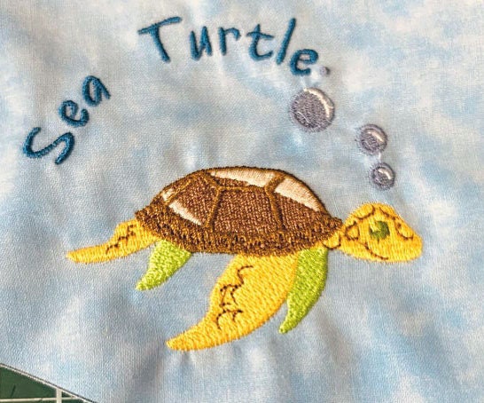 Sea Turtle - Machine Embroidery Design, Embroidery Designs, Machine ...