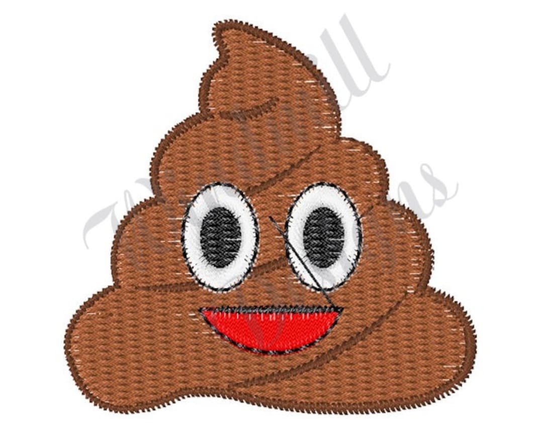 Poop Emoji - Machine Embroidery Design, Embroidery Designs, Machine ...