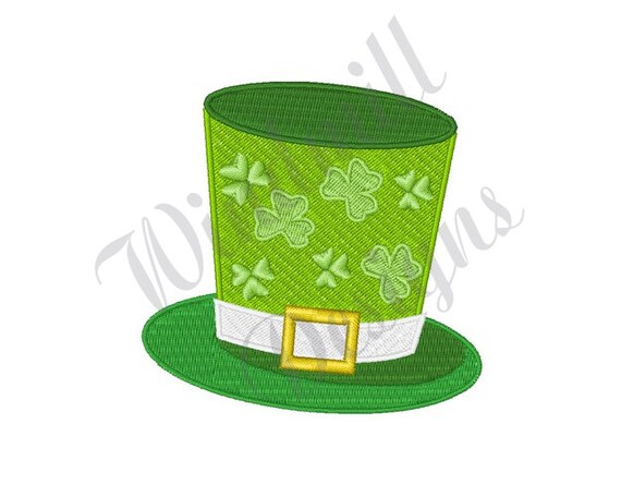Leprechaun Hat Machine Embroidery Design Embroidery | Etsy