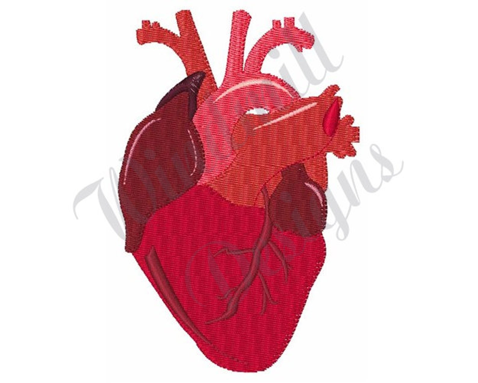 Human Heart Machine Embroidery Design Embroidery Designs - Etsy