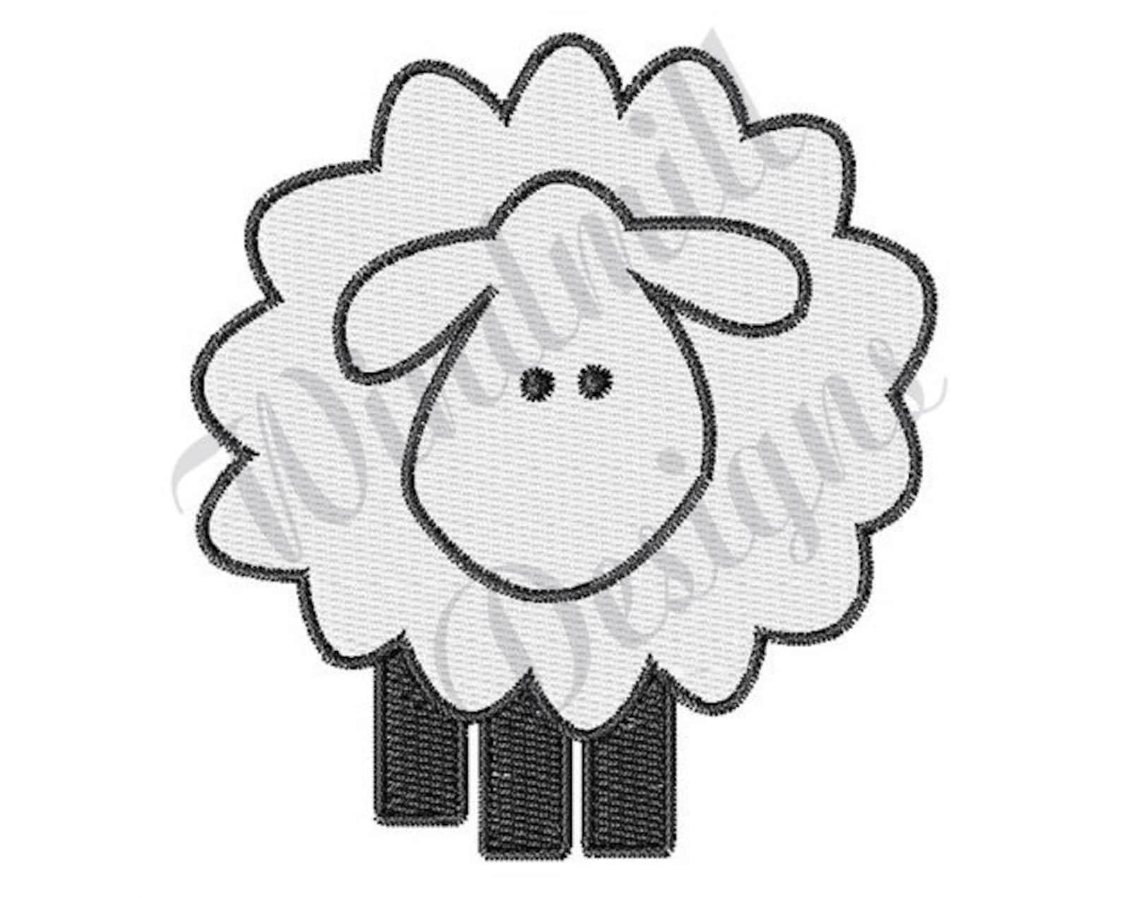 Sheep Machine Embroidery Design Embroidery Designs Machine - Etsy