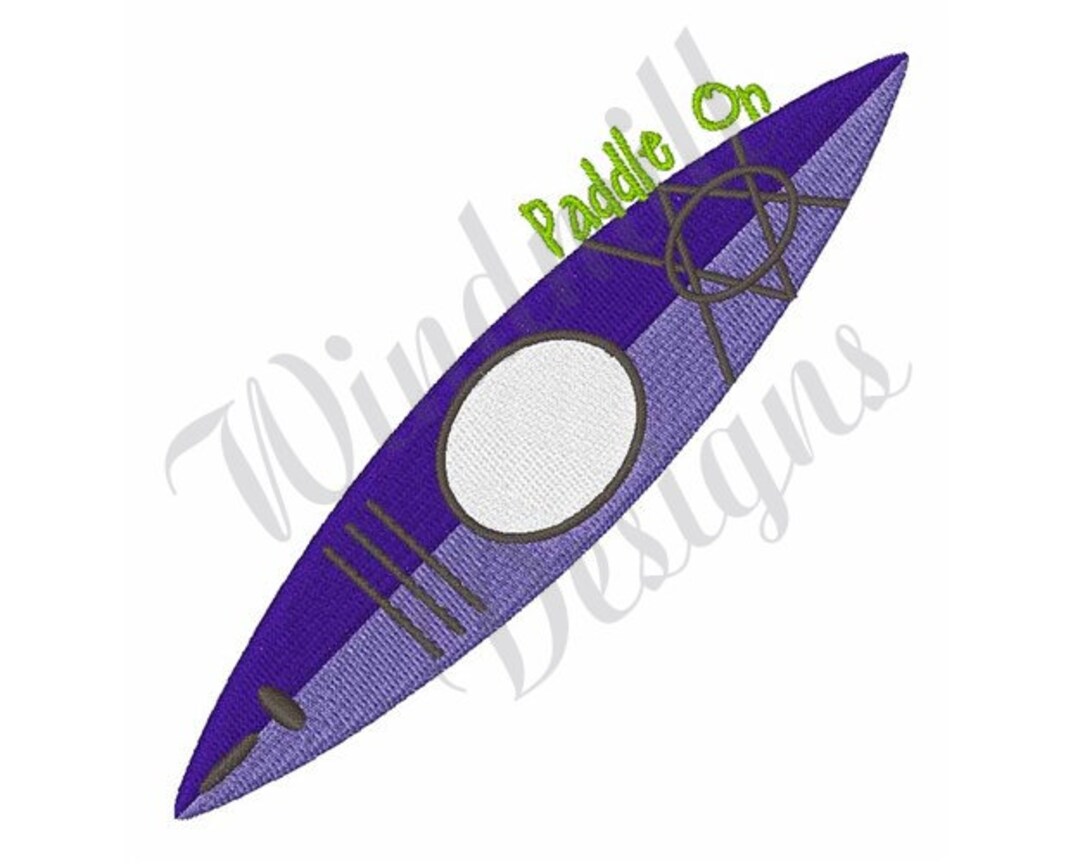 Kayak Paddle on - Machine Embroidery Design, Embroidery Designs ...