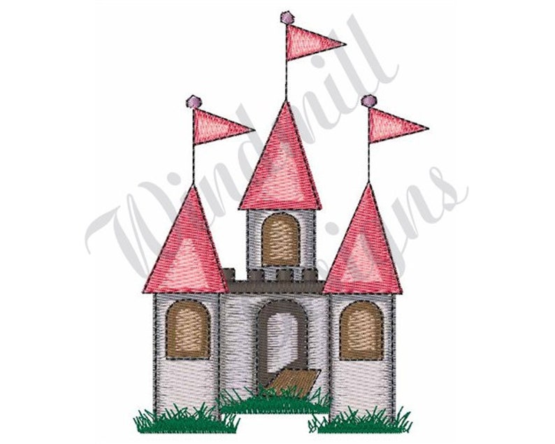 Princess Castle - Machine Embroidery Design, Embroidery Designs ...